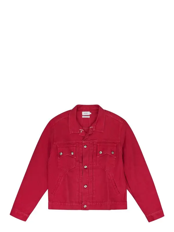 Rhude Denim Jacket - Red