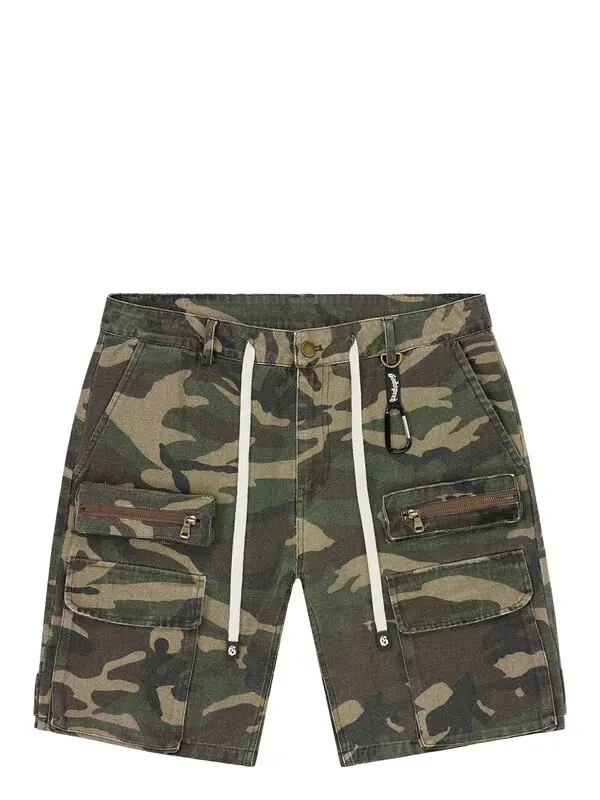GODSPEED Militia Cargo Shorts V2 Camouflage - Green