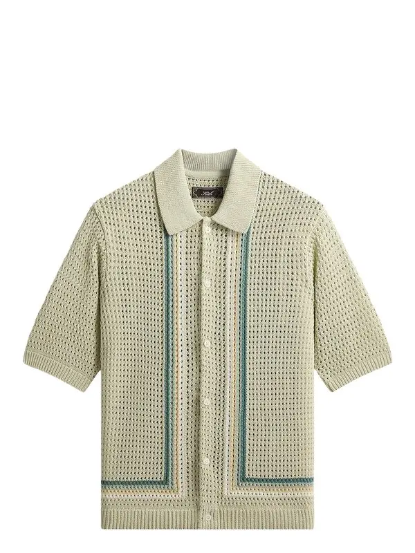 Kith Thompson Crochet Button-down Shirt - Cream