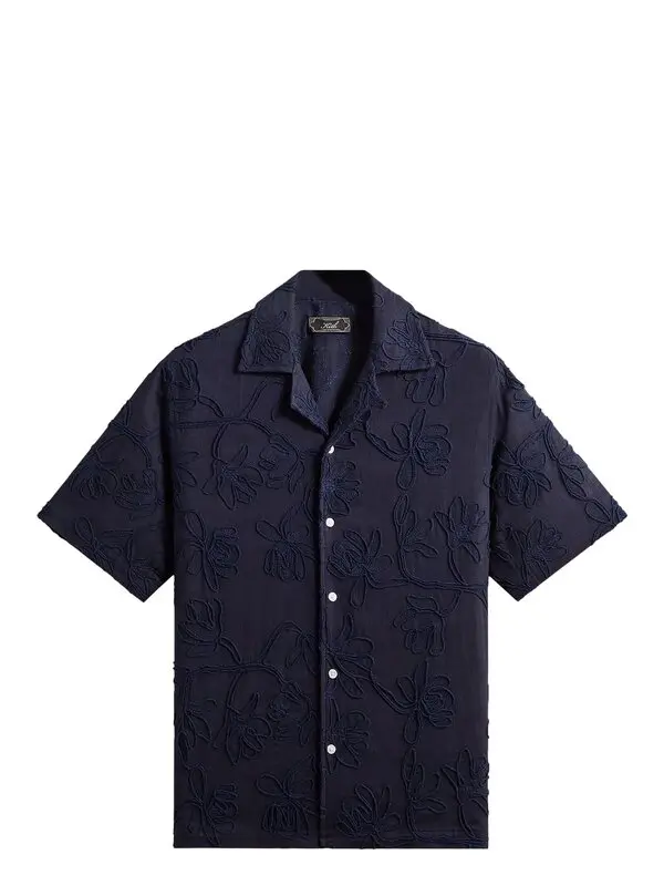Kith Corded Floral Thompson Camp Collar Shirt - Black