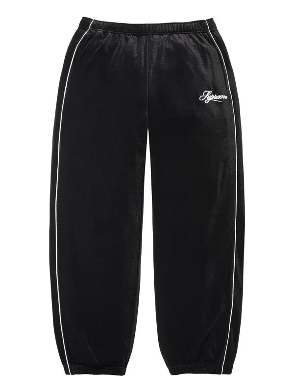 Supreme Velour Mesh Track Pant - Black