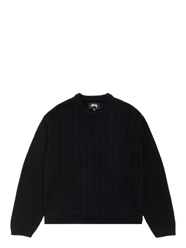 StÜssy Buana Logo Sweater - Black
