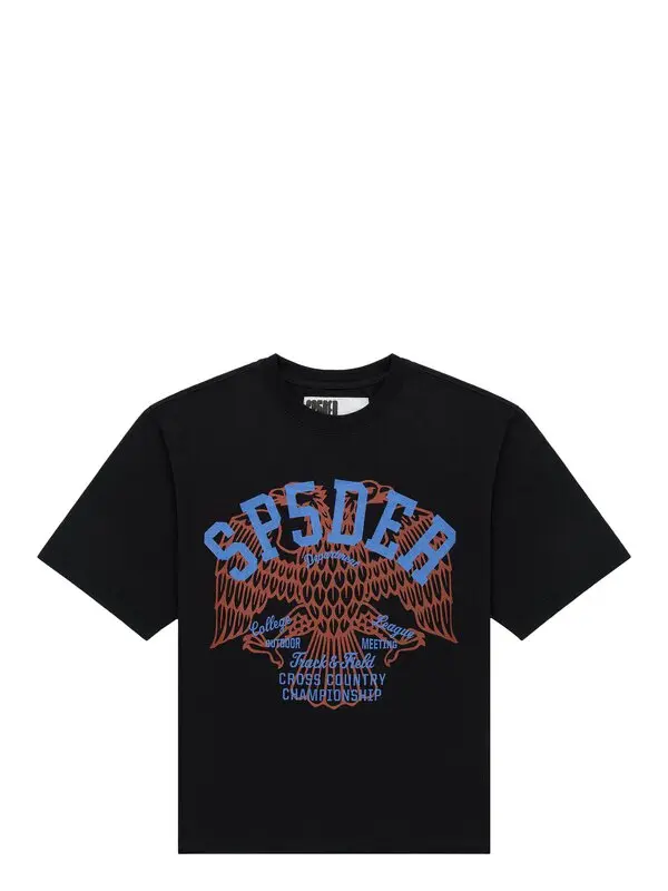 SP5DER Champions League Graphic T-shirt - Black