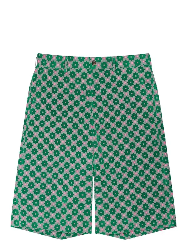 Comme Des Garçons Printed Shorts - Multicolor