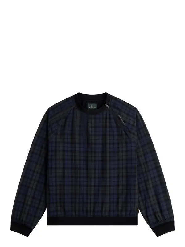 Aimé Leon Dore Blackwatch Plaid Pullover - Black