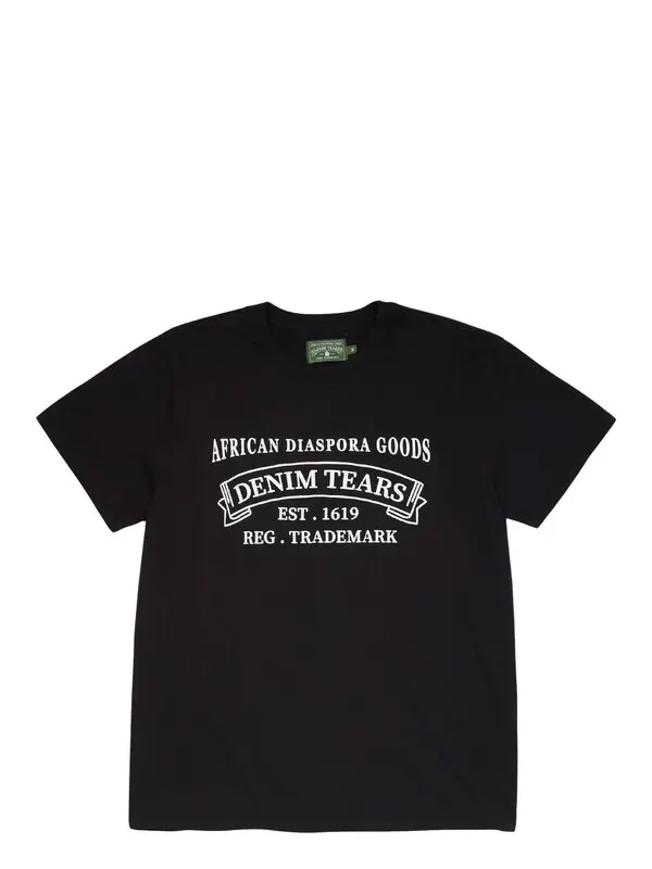 DENIM TEARS Adg Tee - Black