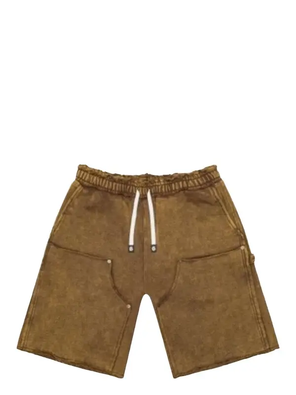 GODSPEED Carpenter Distressed Shorts - Brown