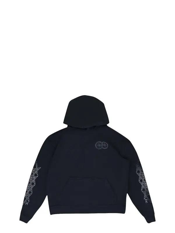 Rhude Who Are You" Hoodie - Black