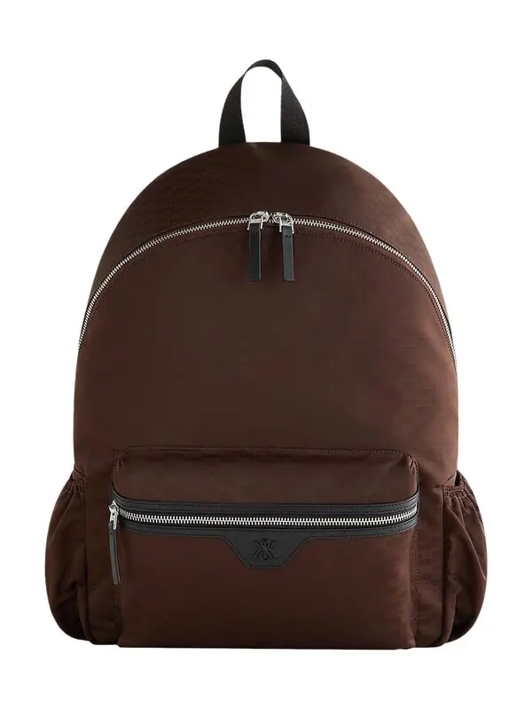 Kith Monogram Nylon Jacquard Backpack - Brown