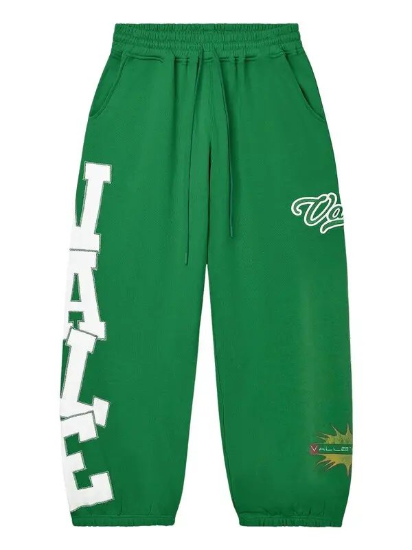 VALE FOREVER Shamrock Printed Sweatpants - Green