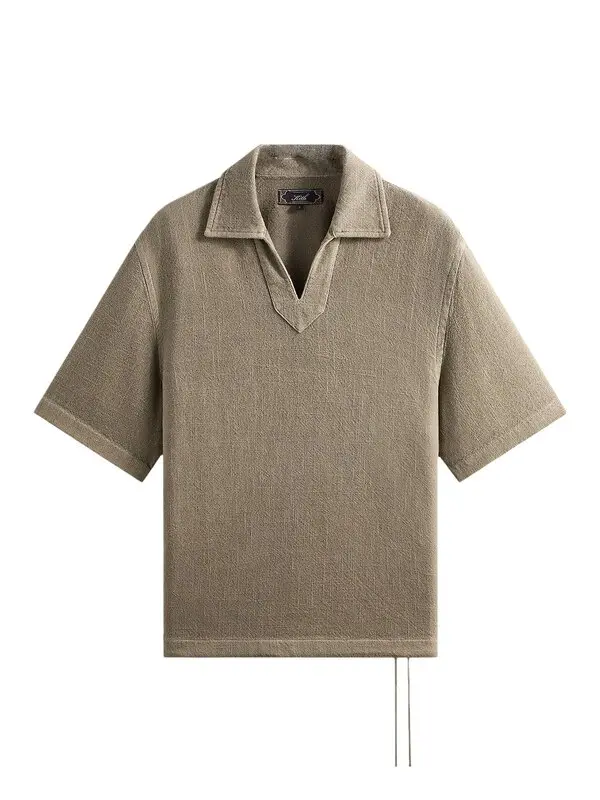 Kith Soft Woven Glen Pullover - Brown