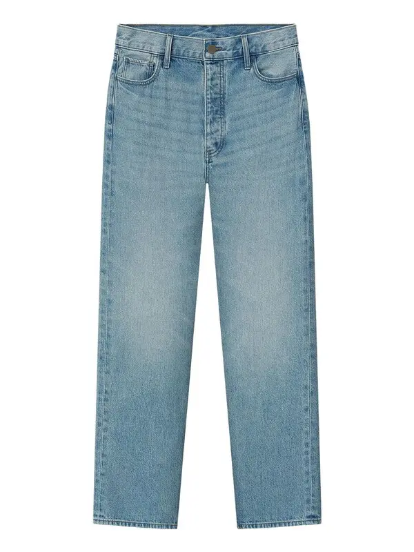 Fear Of God Straight Leg Denim Jeans - Blue