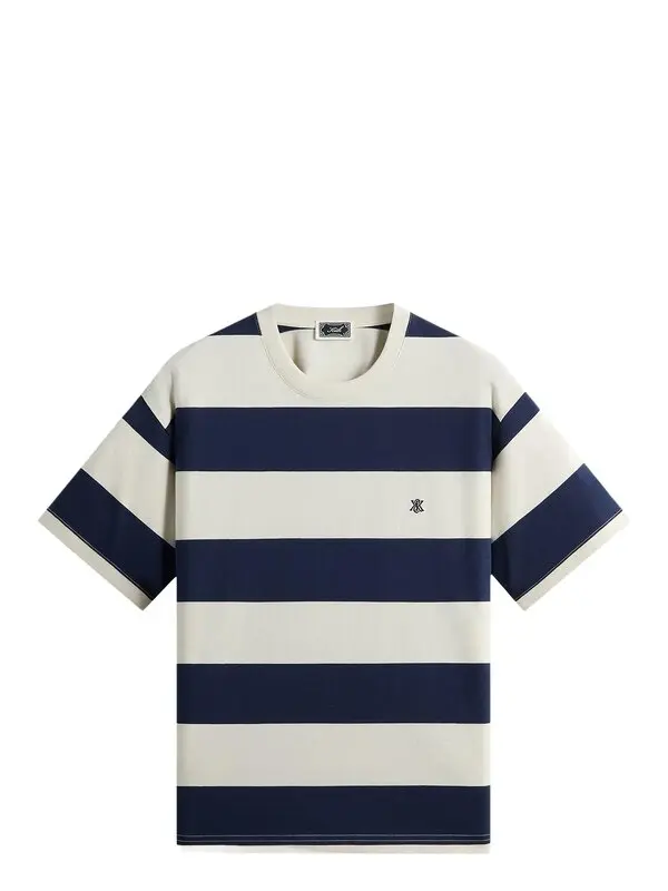 Kith Alex Ii Boxy Stripe Tee - Cream