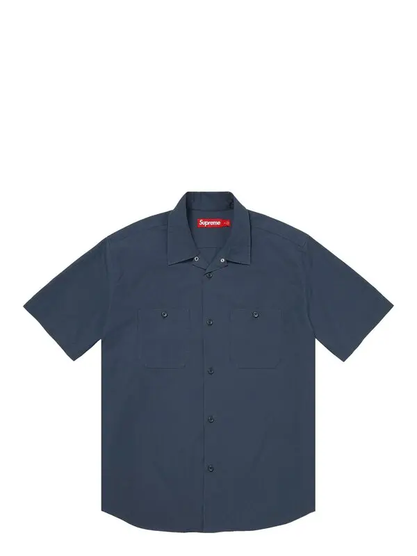 Supreme Cigarette Short-sleeve Shirt - Blue