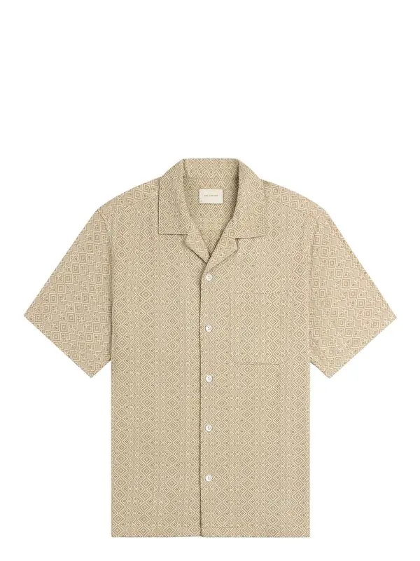Aimé Leon Dore Jacquard Leisure Shirt - Cream