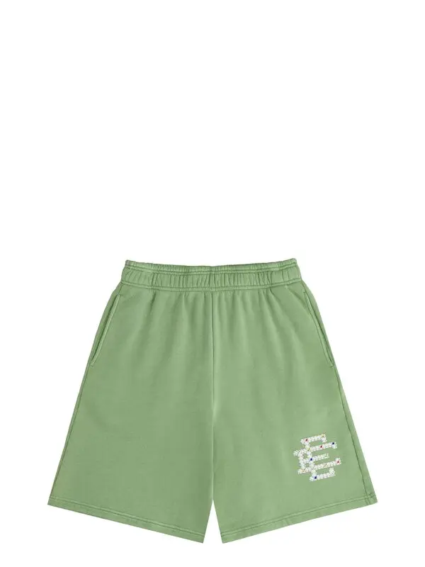 ERIC EMANUEL Ee Rhinestone Sweatshort - Green