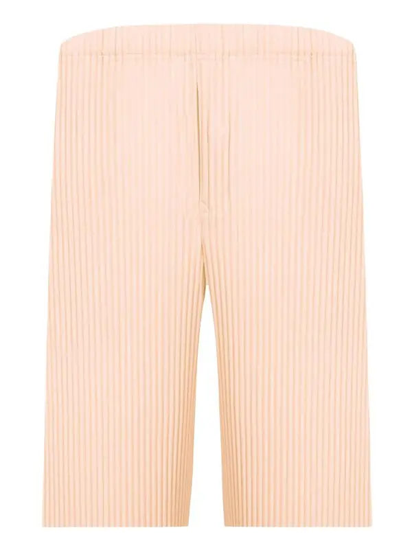 Issey Miyake Pleated Shorts - Red