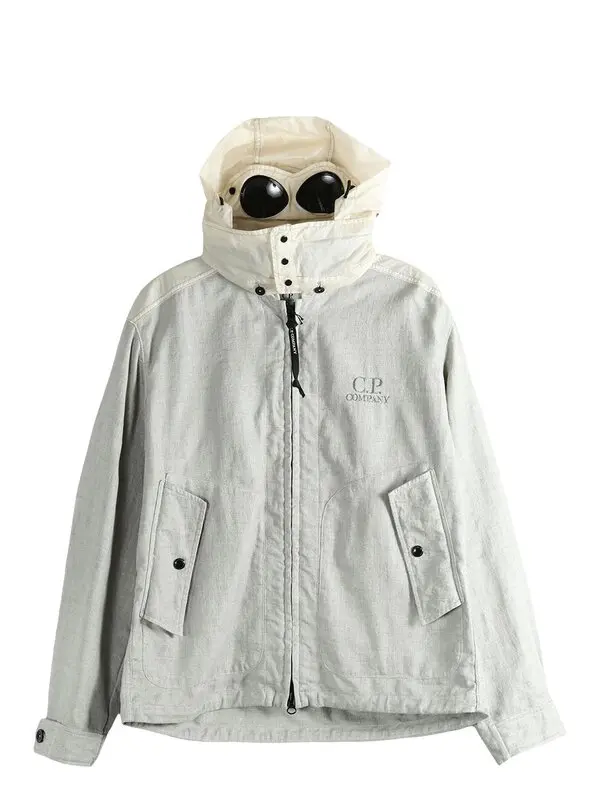 C.P. COMPANY Medium Jacket In Rafia - White