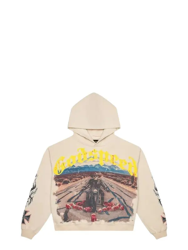GODSPEED Long Lonely Road Hoodie - Tan