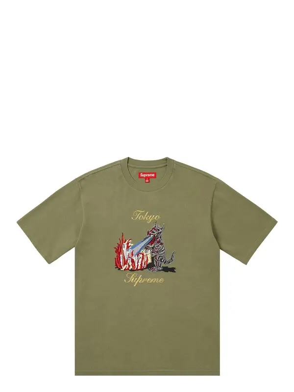 Supreme Short Sleeve Monster Graphic T-shirt - Green