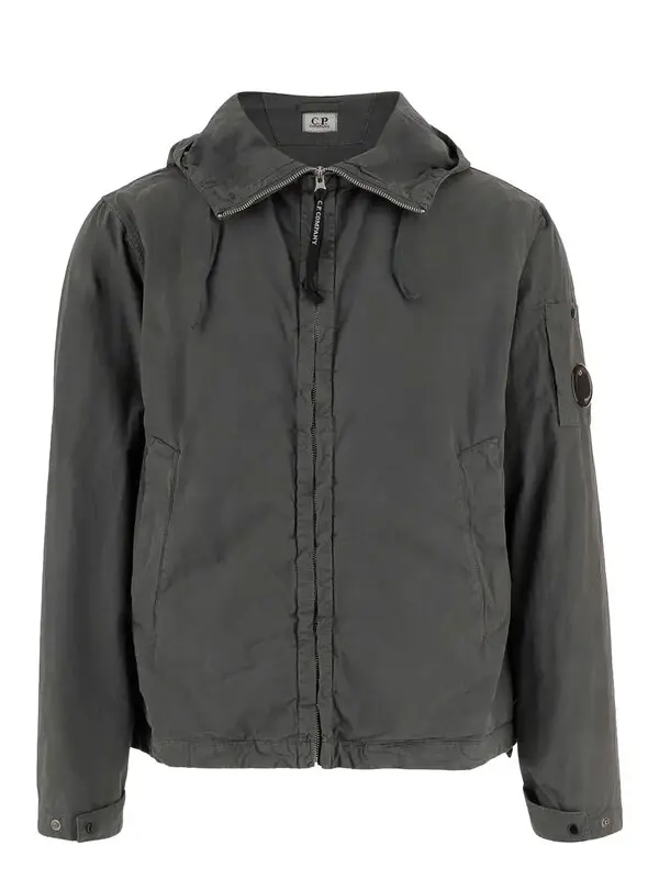 C.P. COMPANY Micro-reps Hooded Jacket - Grey
