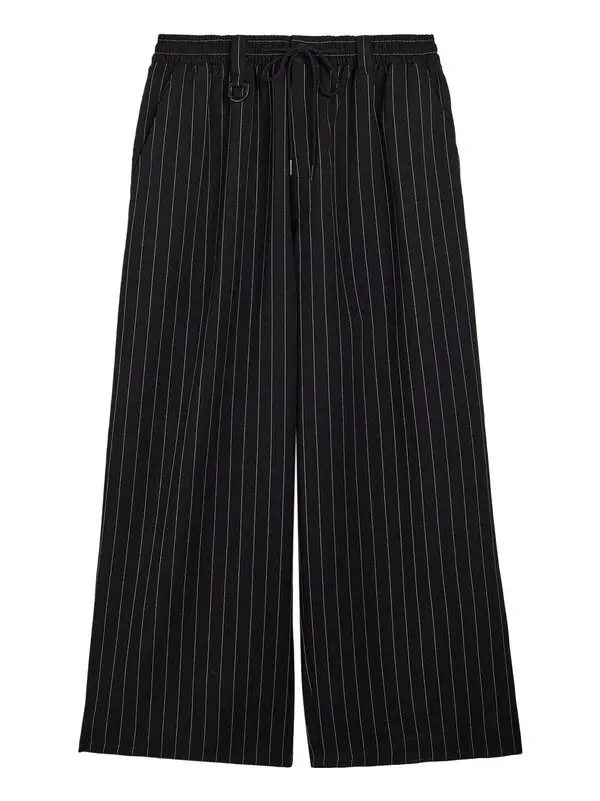 Y3 Sport Uniform Pinstripe Track Pants - Black