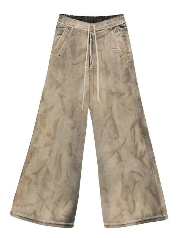 Rick Owens Bela Wide Leg Jeans - Brown