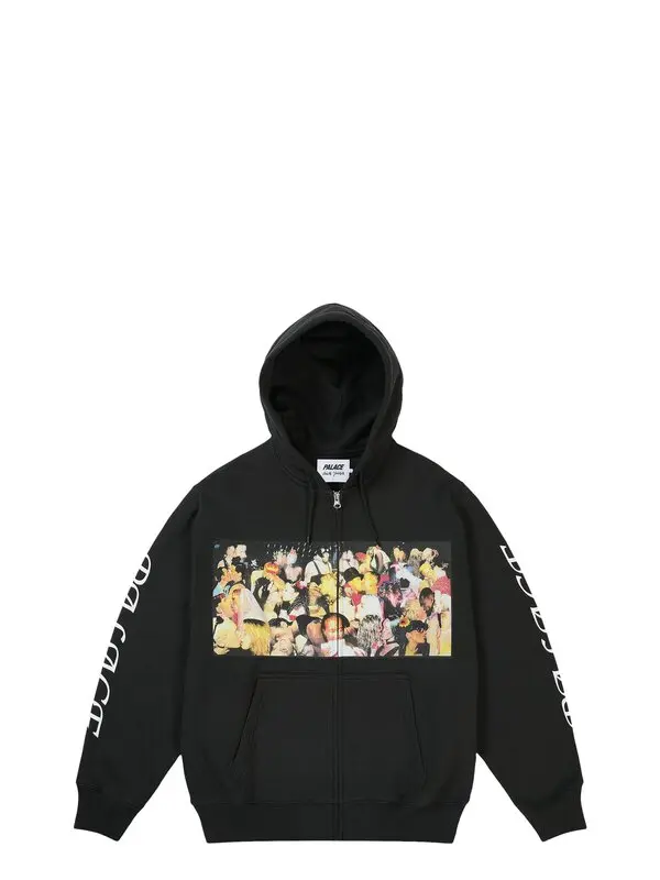 PALACE Dick Jewell Zip Hood - Black