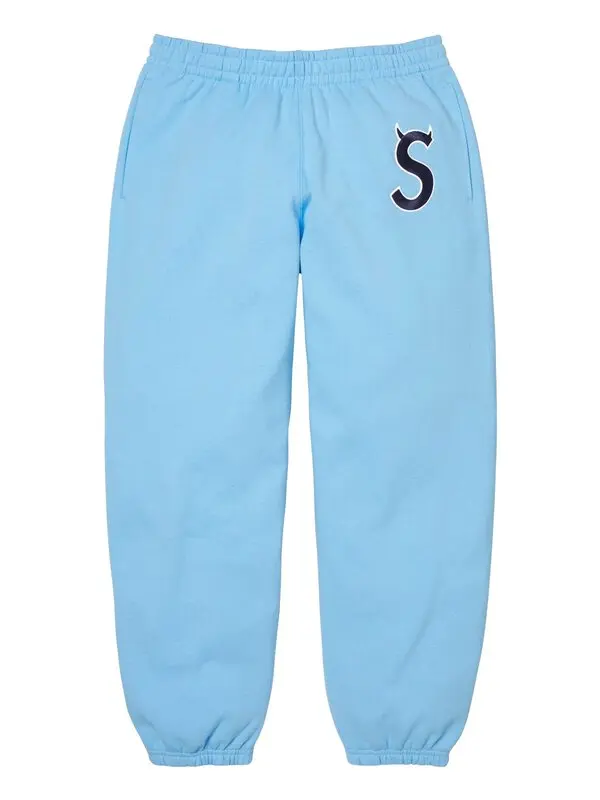 Supreme Devil's Logo Sweatpants - Blue