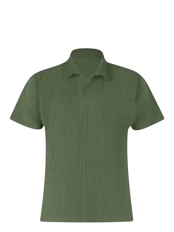 Issey Miyake Polo "duomo Door - Green