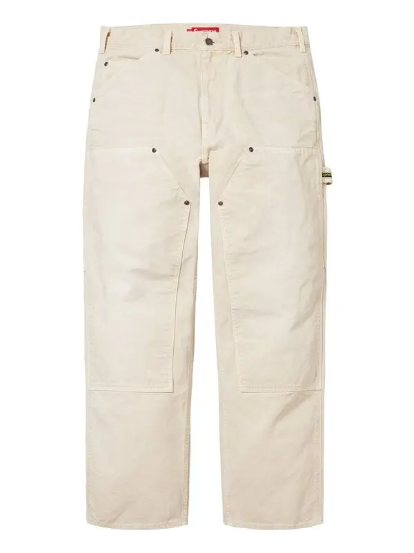 Supreme Worn Double Knee Painter Pant - Cream
