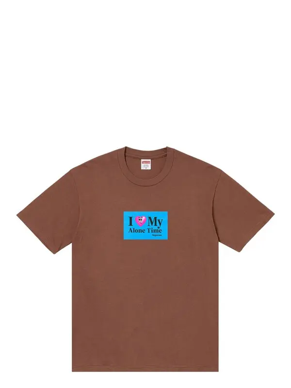 Supreme Alone Time T-shirt - Brown