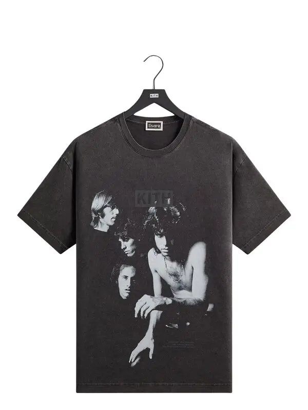 Kith Records For The Doors Light My Fire Vintage Tee - Black