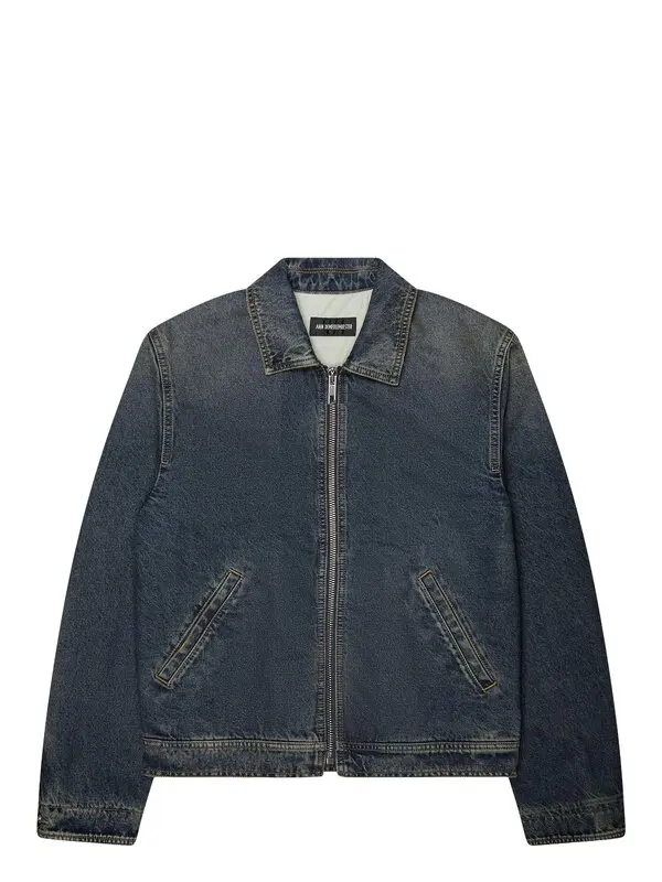 ANN DEMEULEMEESTER Rocco Slim Fit Zipped Blouson - Blue