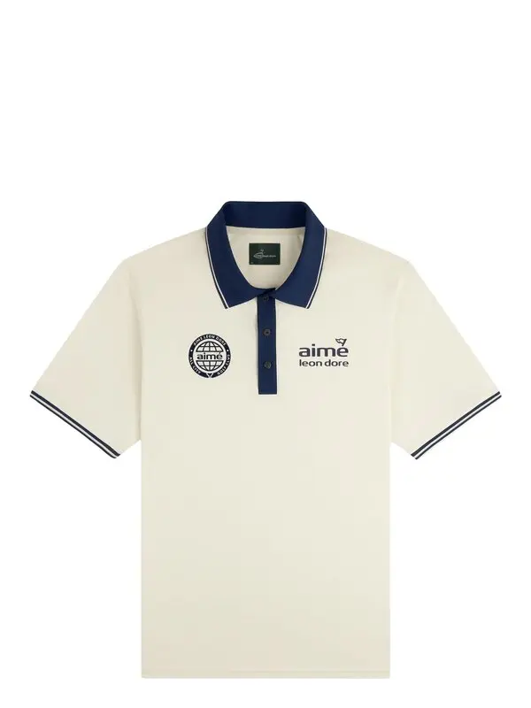 Aimé Leon Dore Golf Tour Polo - Cream