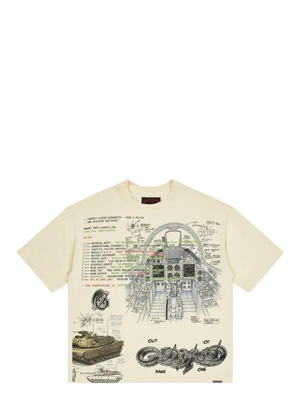 GODSPEED Art Of War T-shirt - Cream