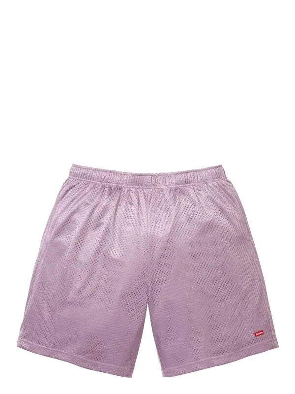 Supreme Small Box Baggy Mesh Shorts - Purple