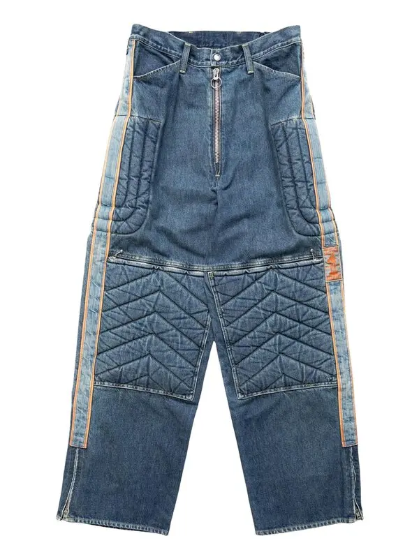 Kapital Denim Kountry Motocross Pants - Blue