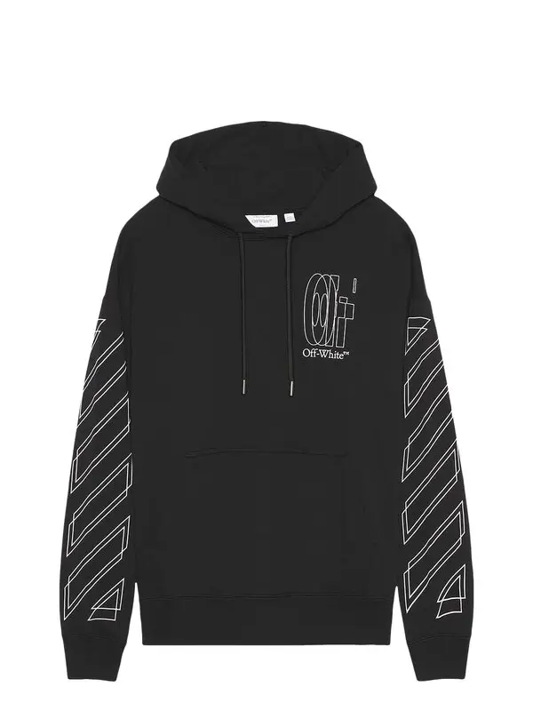 Off-White Double Arrow Skate Hoodie - Black
