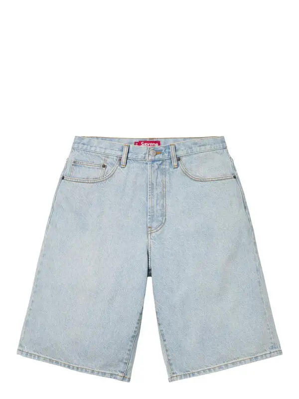 Supreme Baggy Denim Shorts - Blue