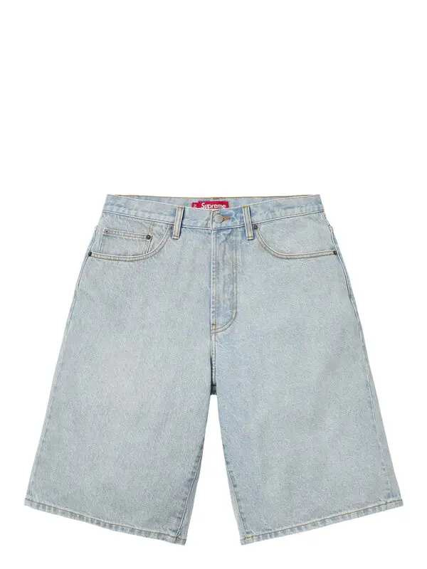 Supreme Baggy Denim Shorts - Blue
