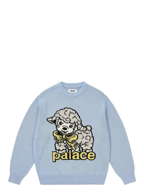 PALACE Lamb Knit Pullover - Blue