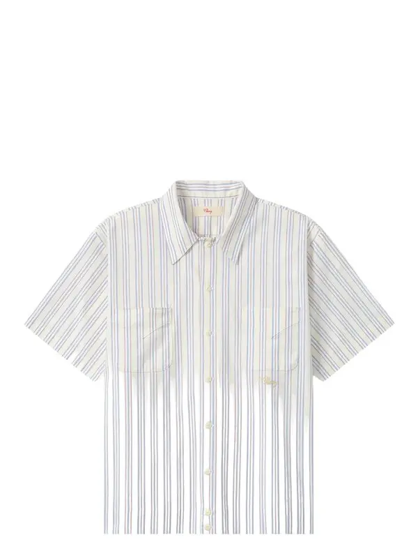 CHERRY LA Short Sleeve Striped Shirt - Multicolor