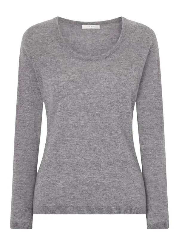 THE ROW Nezana Knit Top - Grey