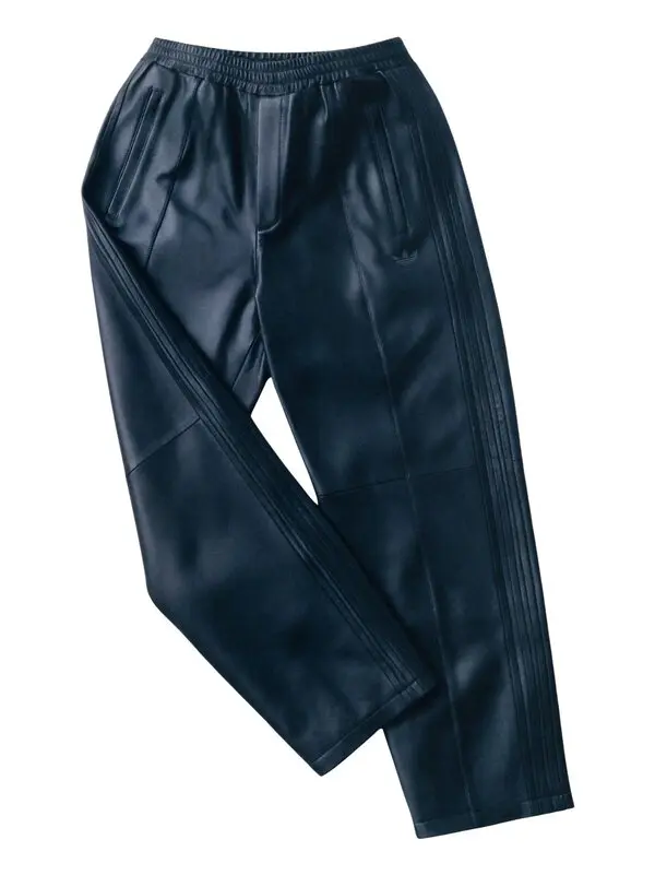 Y3 A-type Leather Track Pants - Black