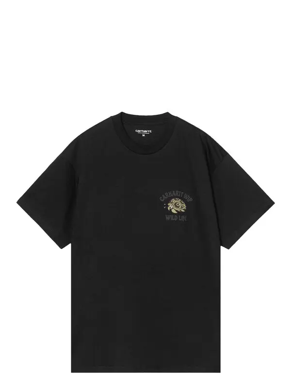 Carhartt Work In Progress Short Sleeve Wild Life T-shirt - Black