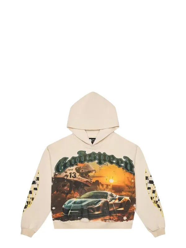 GODSPEED Sunset Drift Hoodie - Cream