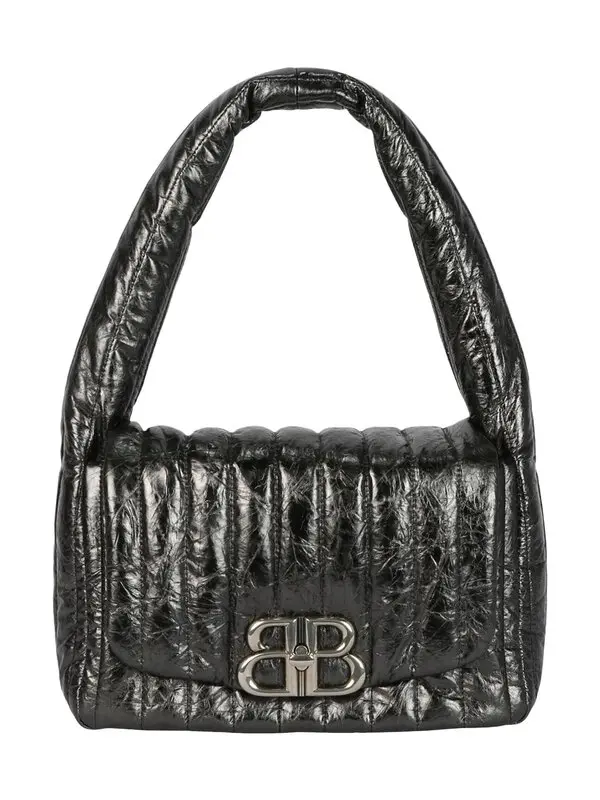 Balenciaga Monaco Small Sling Bag - Silver