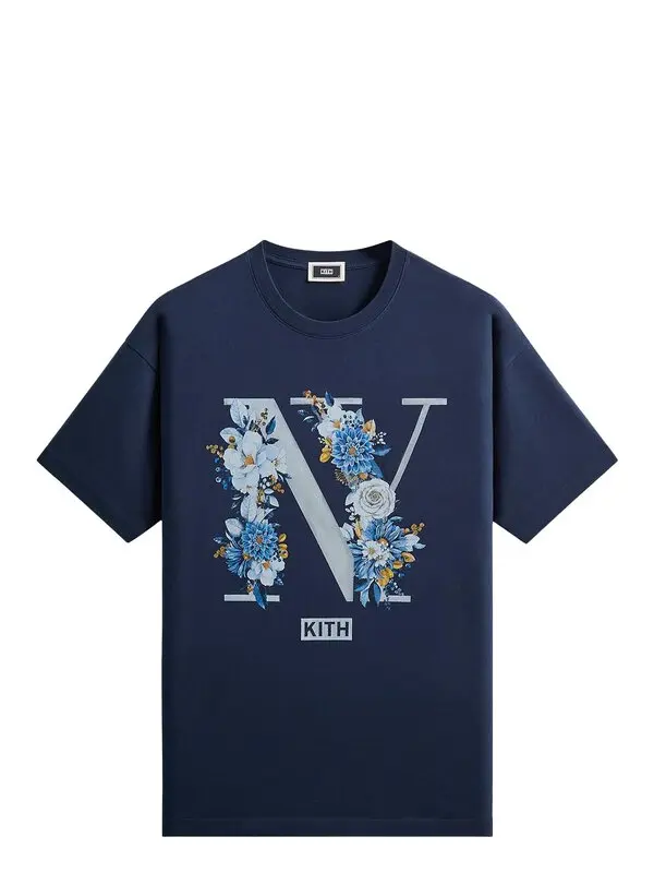 Kith Floral Ny Tee Nocturnal - Black