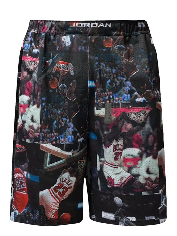 JORDAN Printed Basketball Shorts - Black